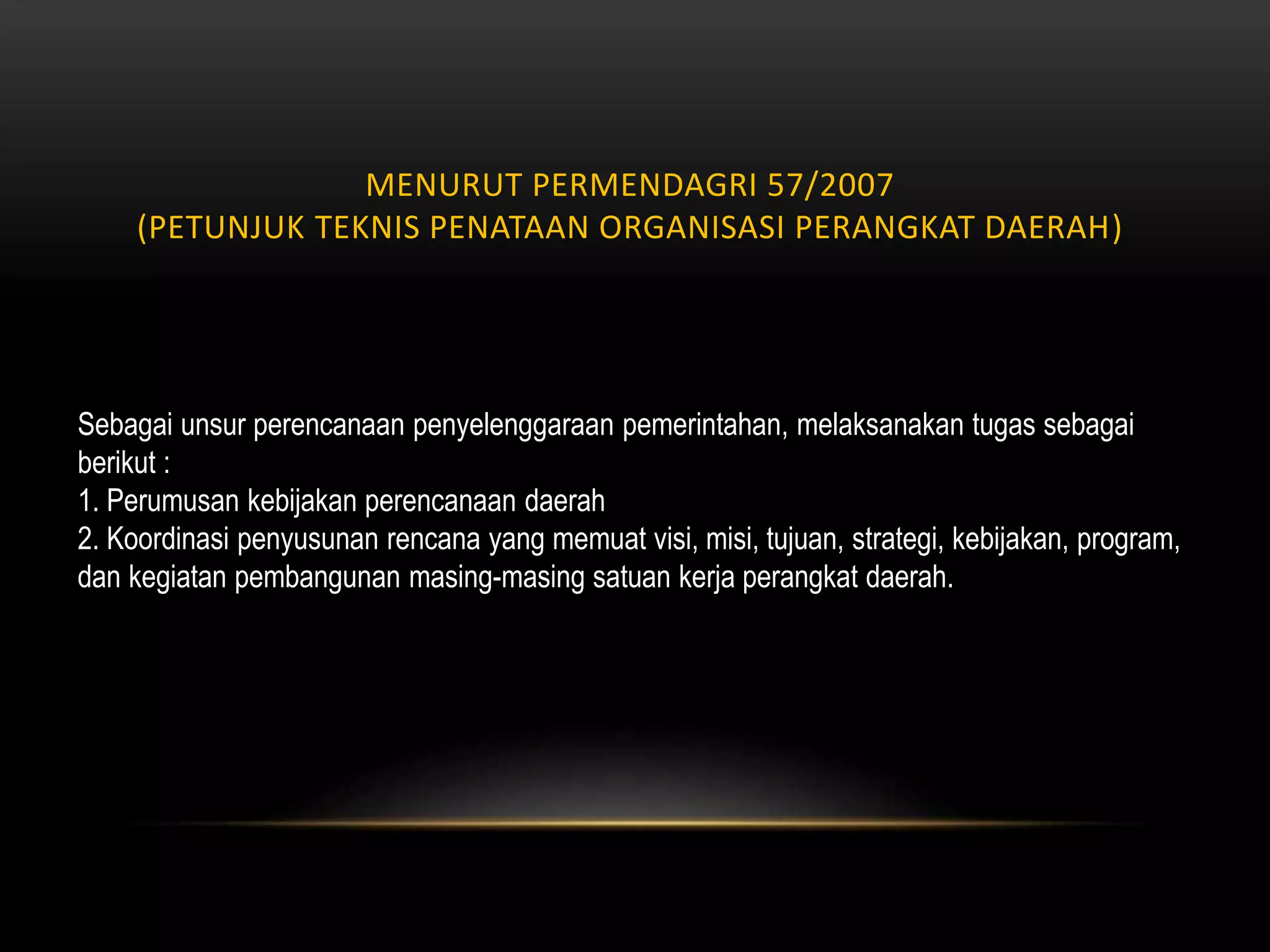 Fungsi dan peran bappeda | PPTX