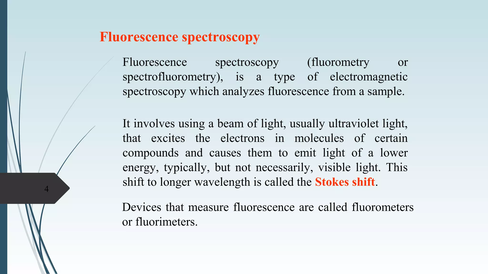 fluroscence spectroscopy | PPT