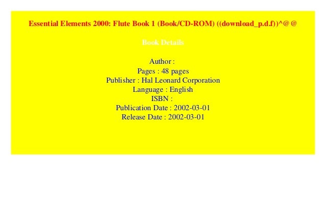 Essential elements 2000 flute book 1 aligning flute - guidepsado