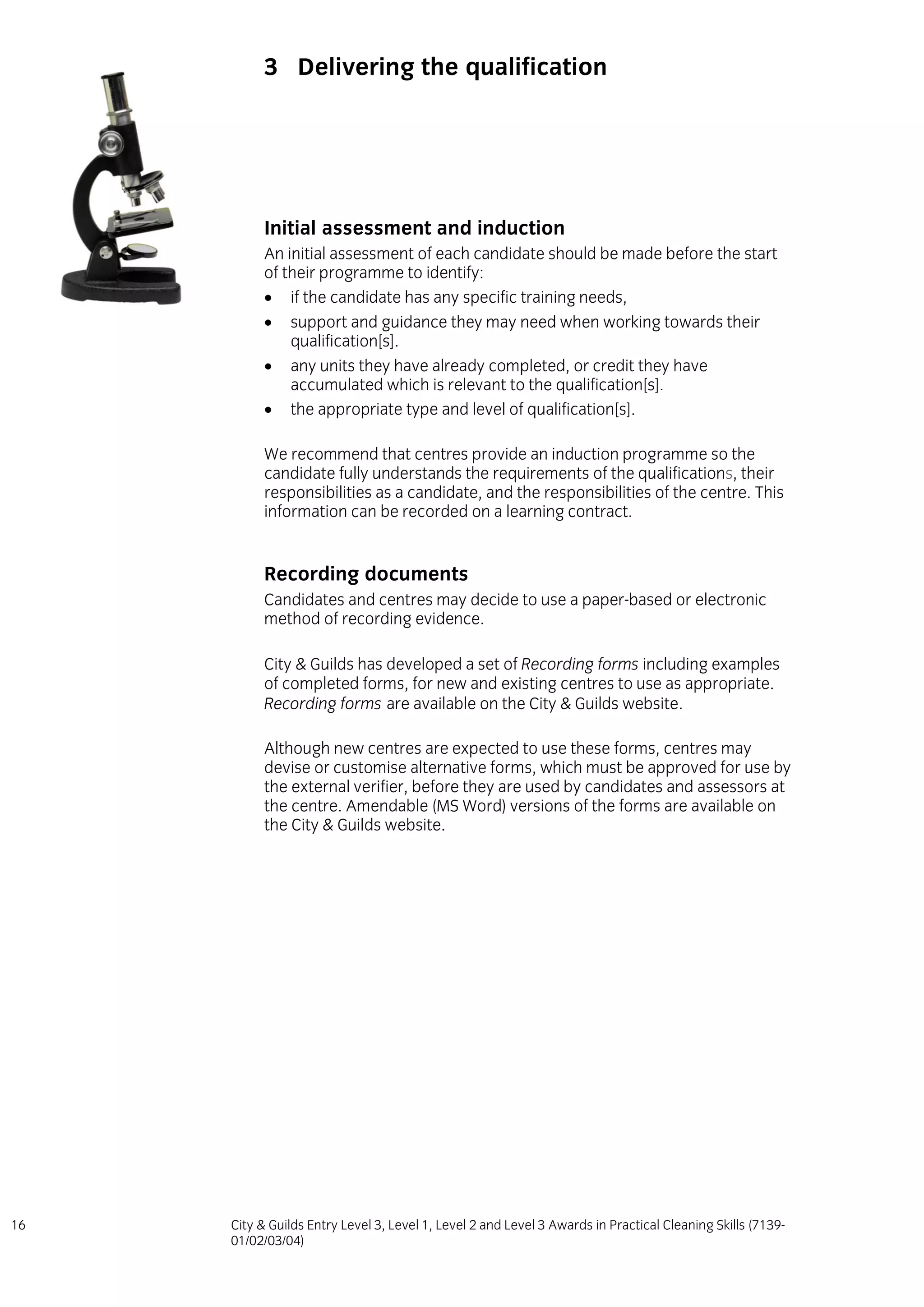 7139 E3/L1/L2 Practical Cleaning Skills Award QualificationHandbook | PDF