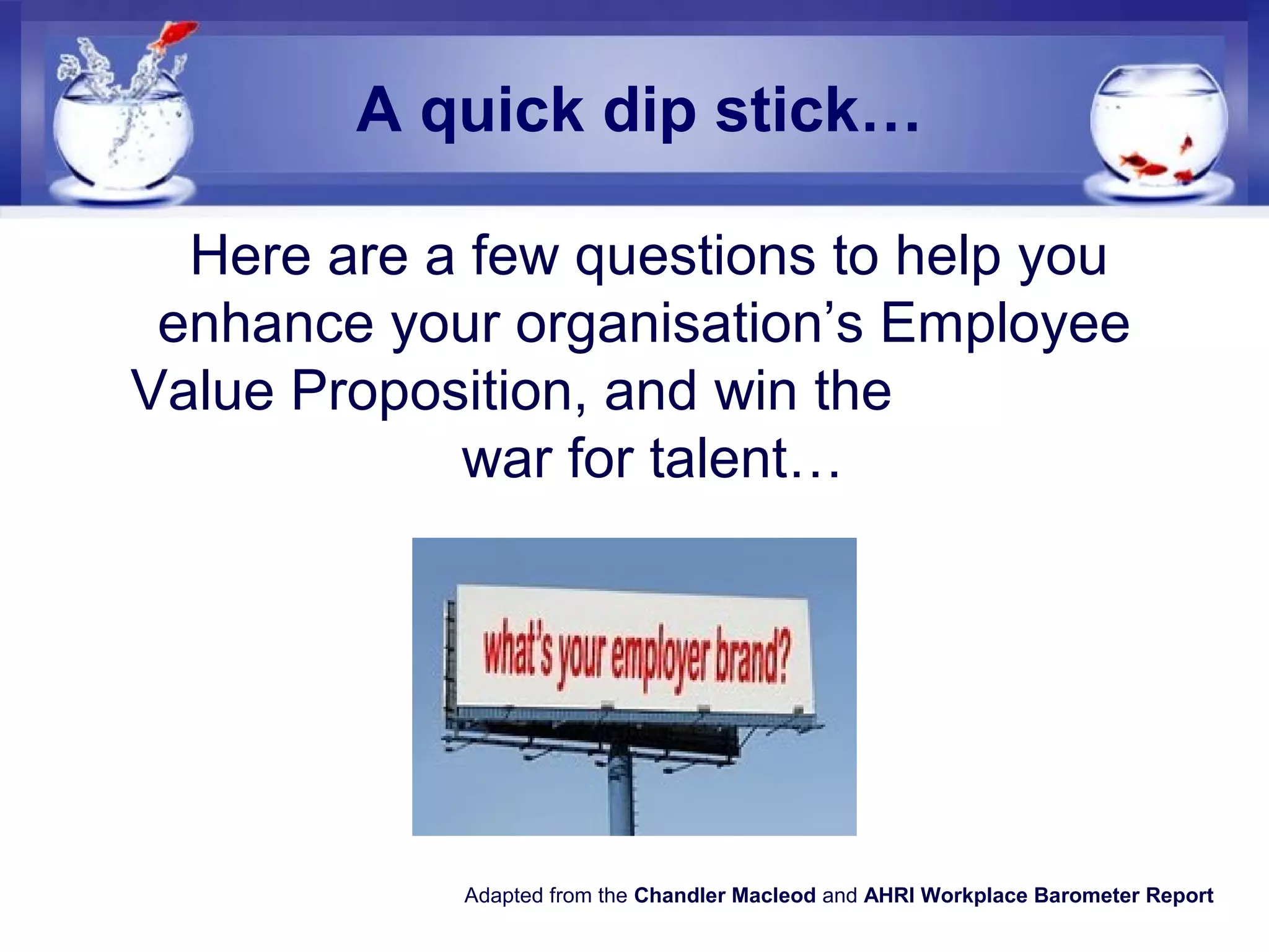 Leveraging Your Employee Value Proposition - Imon Ghosh | PPT