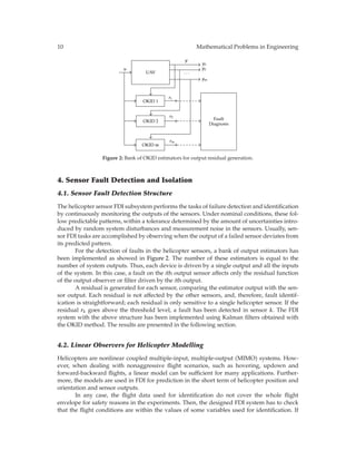 Detection of Sensor Faults in Small Helicopter UAVs Using Observer/Kalman Filter Identification ...