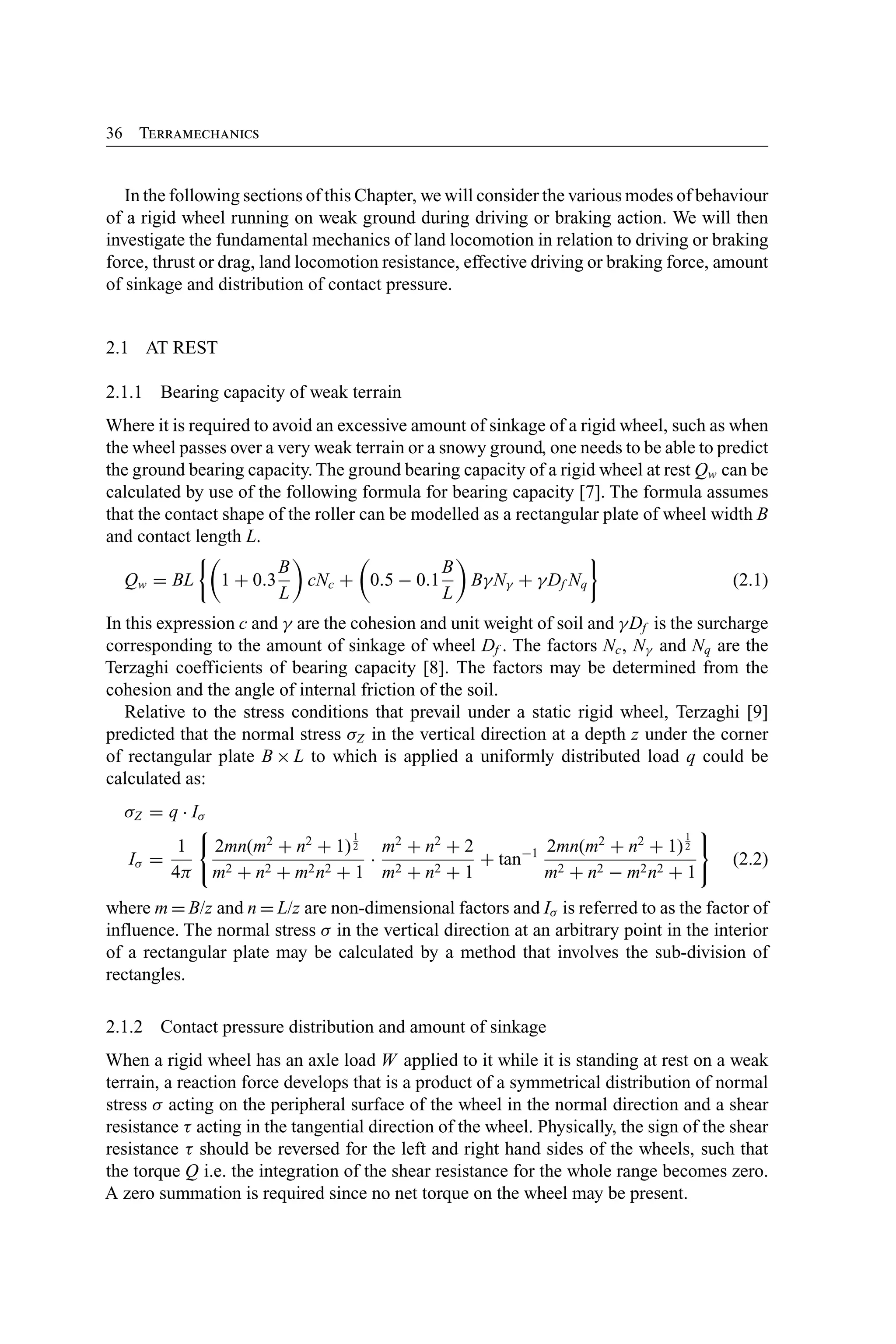 Muro & O'Brien Terramechanics - Land Locomotion Mechanics | PDF
