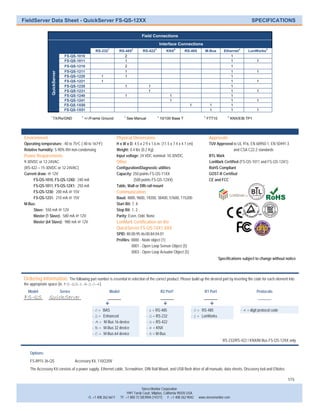 SMC - FieldServer Brochure and Product Information 1 | PDF