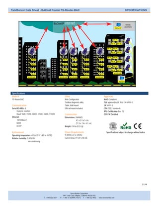 SMC - FieldServer Brochure and Product Information 1 | PDF