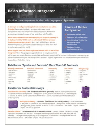 SMC - FieldServer Brochure and Product Information 1 | PDF