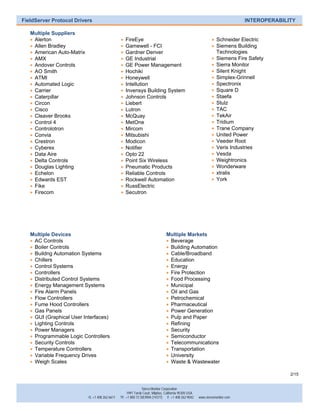 SMC - FieldServer Brochure and Product Information 1 | PDF