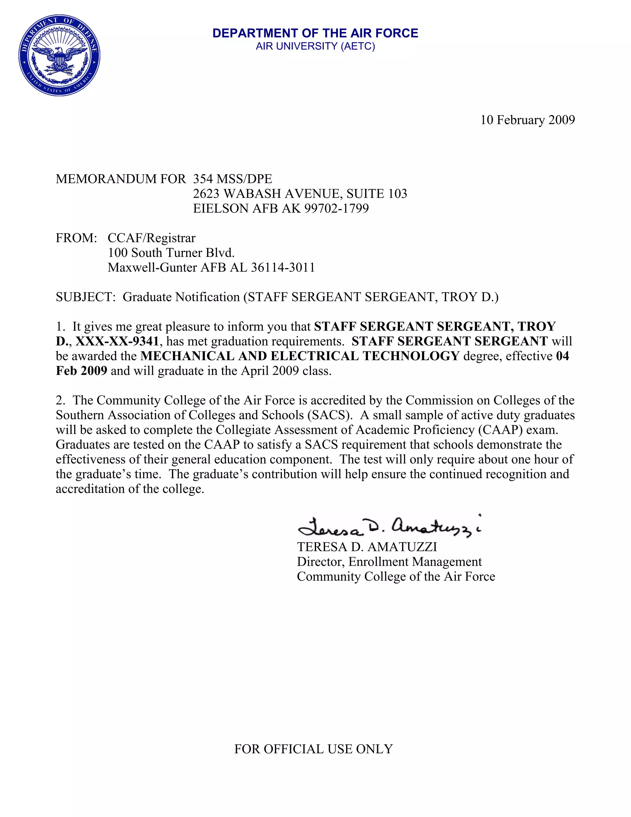 GradNotificationLetter.pdf - Adobe Reader | PDF