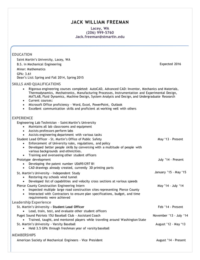 Jack - Resume | PDF