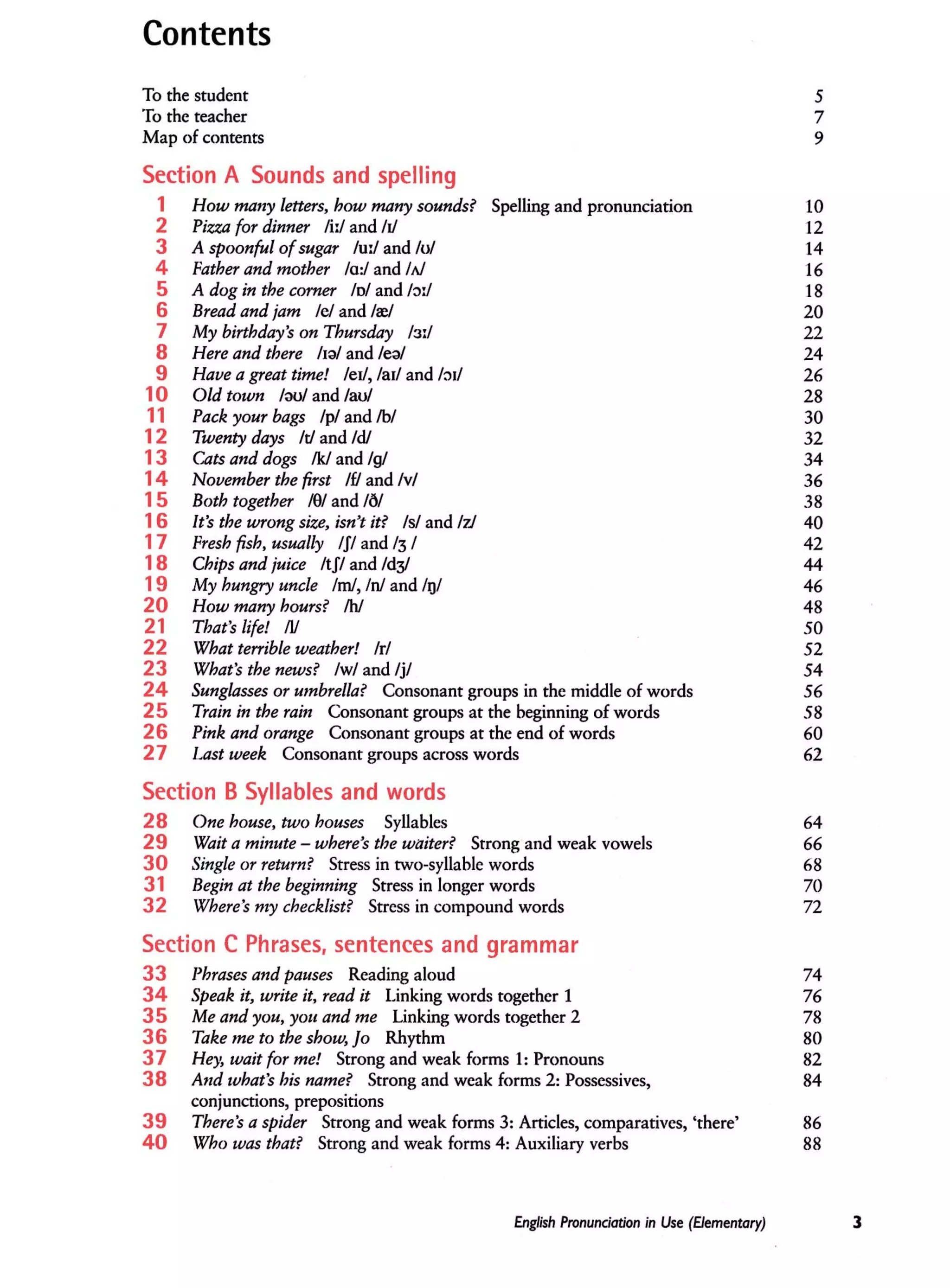 English Pronunciation in Use - Elementary | PDF