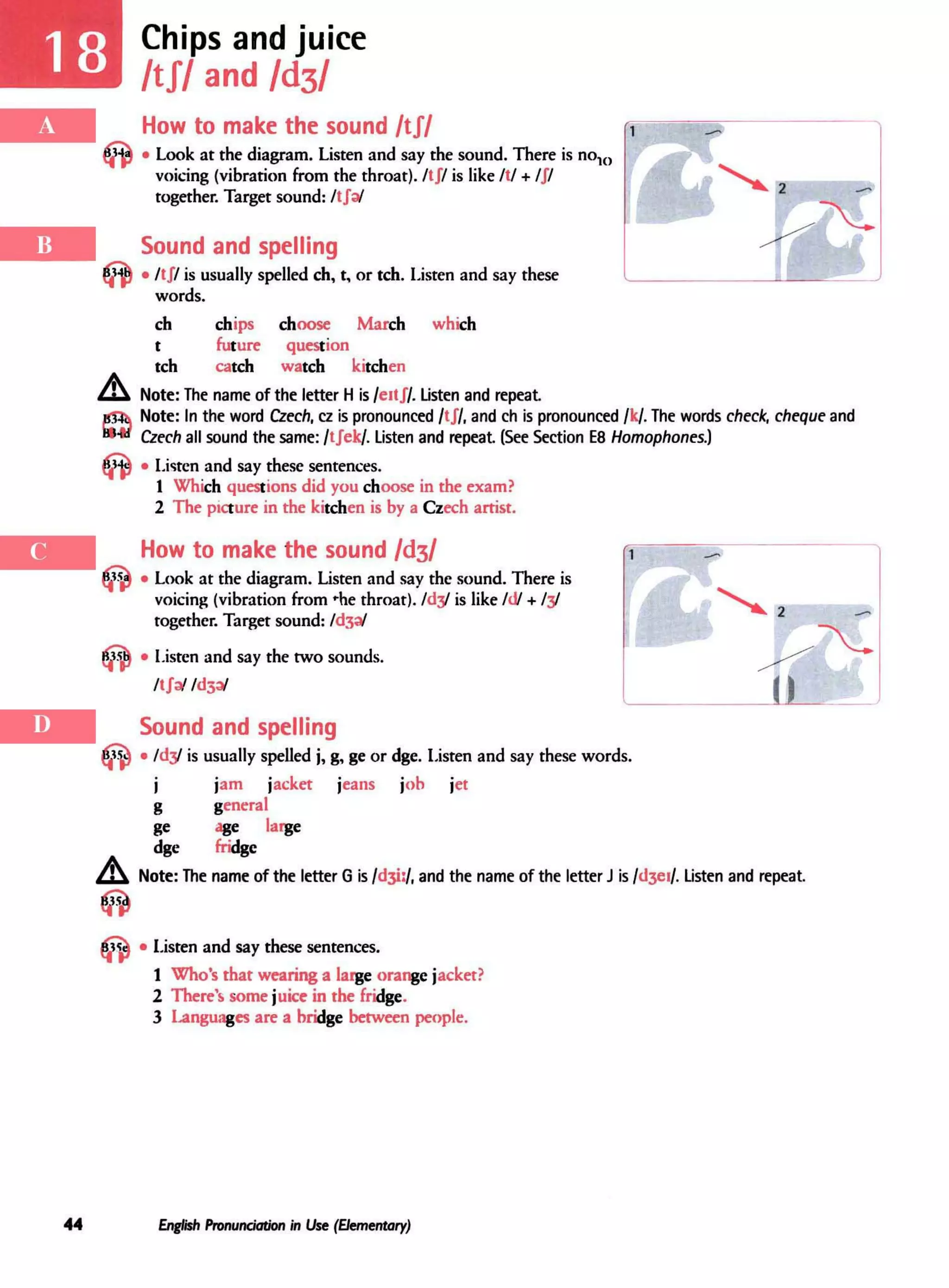 English Pronunciation in Use - Elementary | PDF