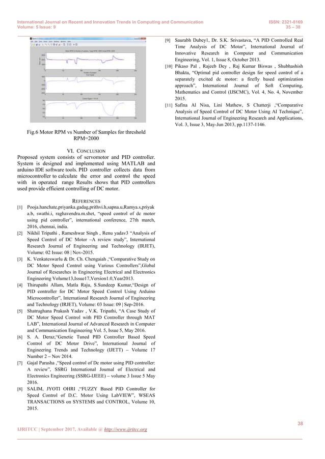 PID Controller based DC Motor Speed Control | PDF | Operating Systems | Computer Software and ...