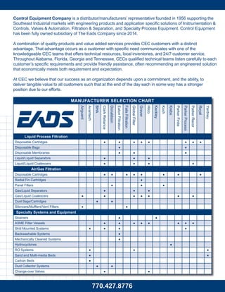 CEC Filtration | PDF