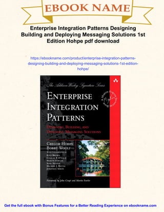 Enterprise Integration Patterns Designing Building and Deploying ...