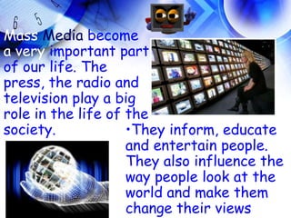 Mass media and its types .ppt
