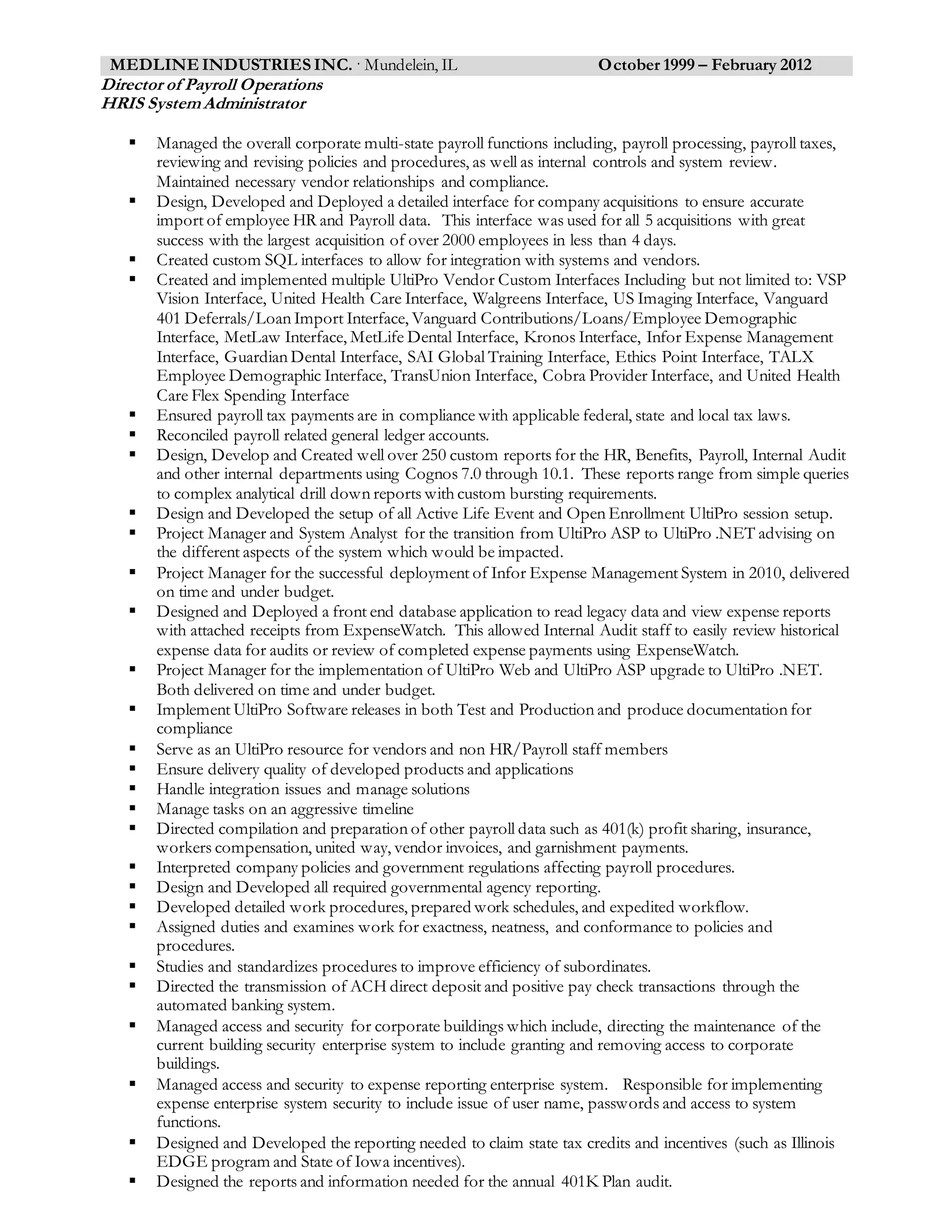 Dave_Bernier_Resume_UltiPro | DOCX
