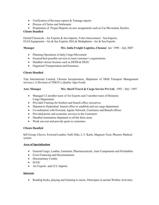 Amal CV 2015 | PDF
