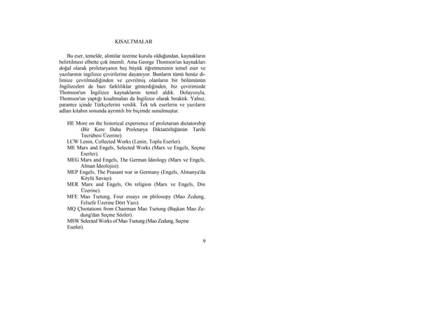 Marx'tan Mao Zedung'a; Devrimci Diyalektik Üzerine | PDF