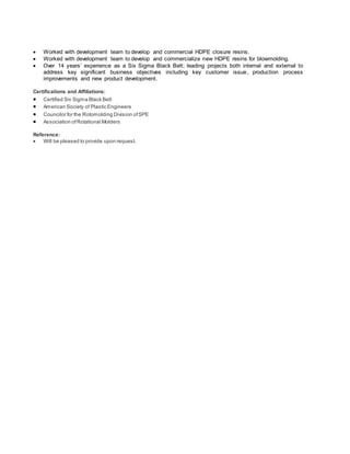 RPM Resume | DOCX