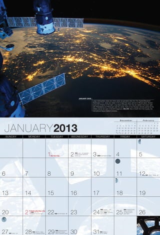 716960main iss calendar_2013 | PDF