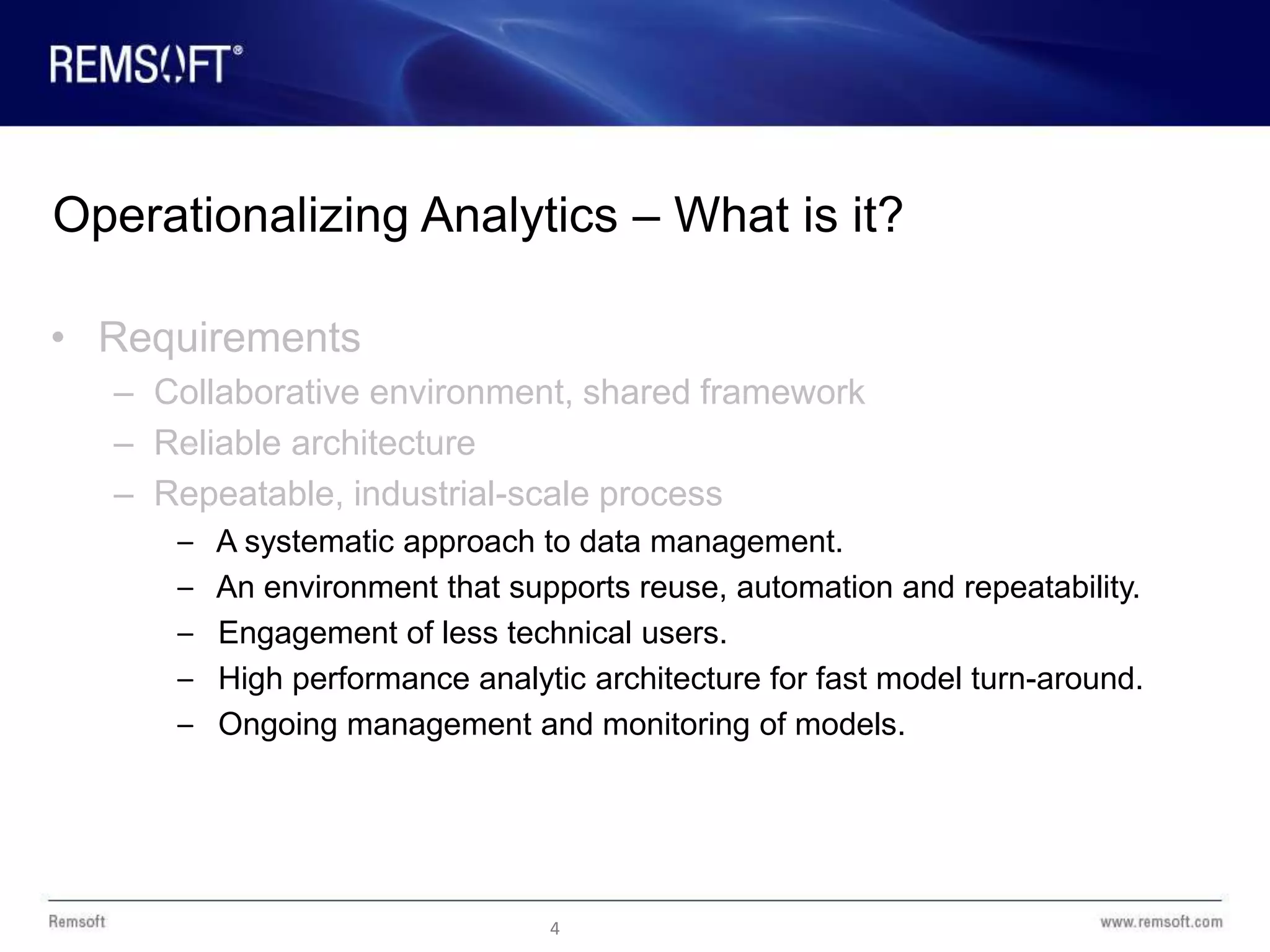 Operationalizing Analytics in Forestry | PPTX