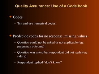 Data Quality Control | PPT