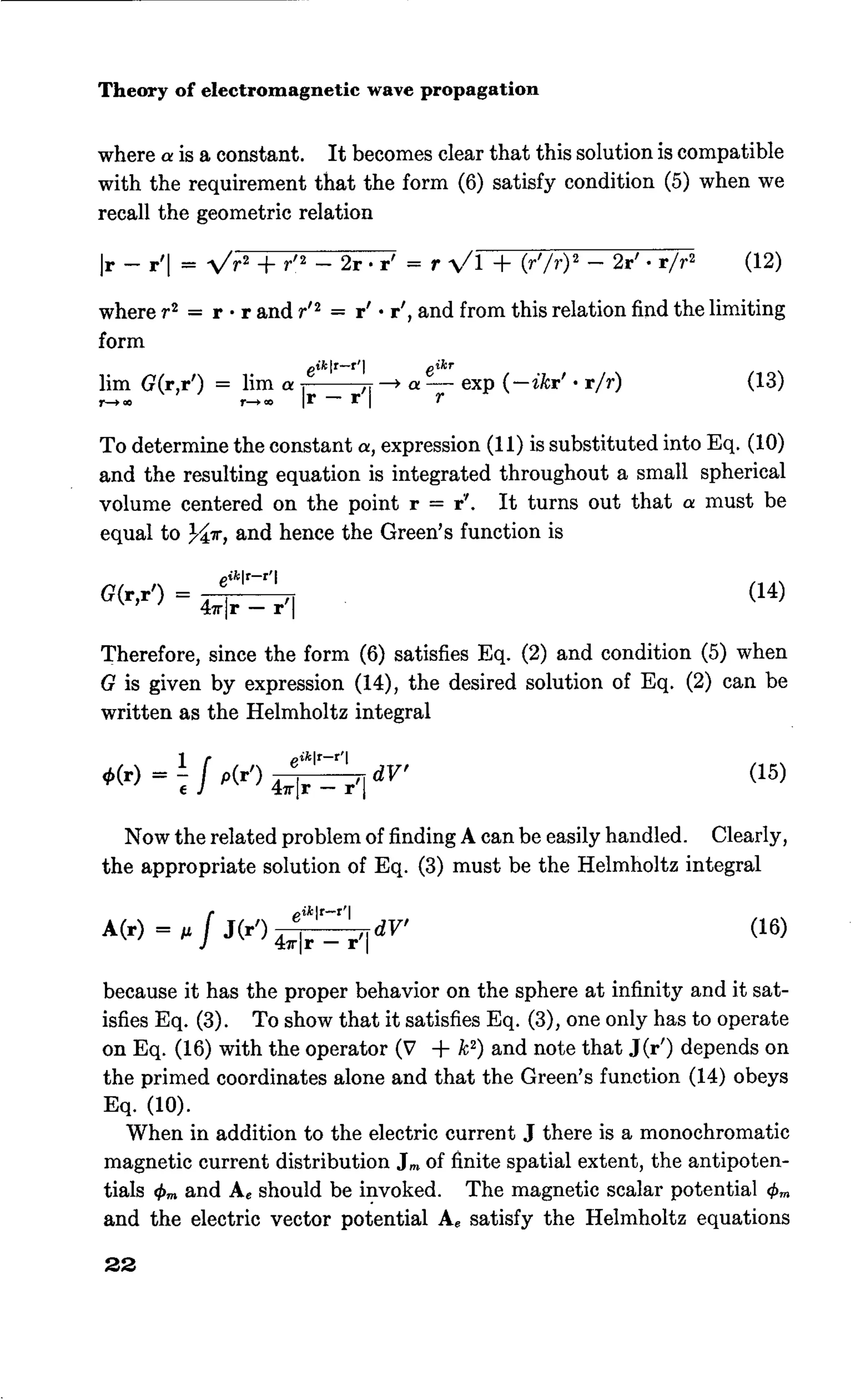 Theory Of Electromagnetic Wave Propagation Charles Herach Papas Pdf