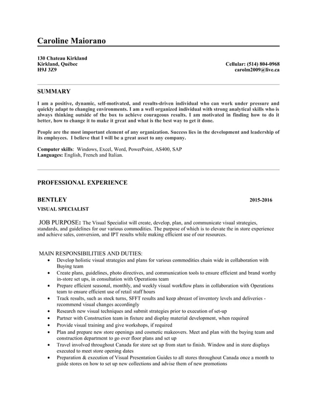 CMaiorano CV2016 | DOC