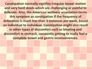 What exactly is constipation? Reasons for occurrence and suggestions ...