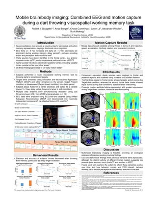 SFN 2014 Poster - Robert Gougelet | PDF