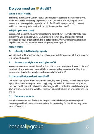 Inside Story of Hospital IP Group 20112016 | PDF