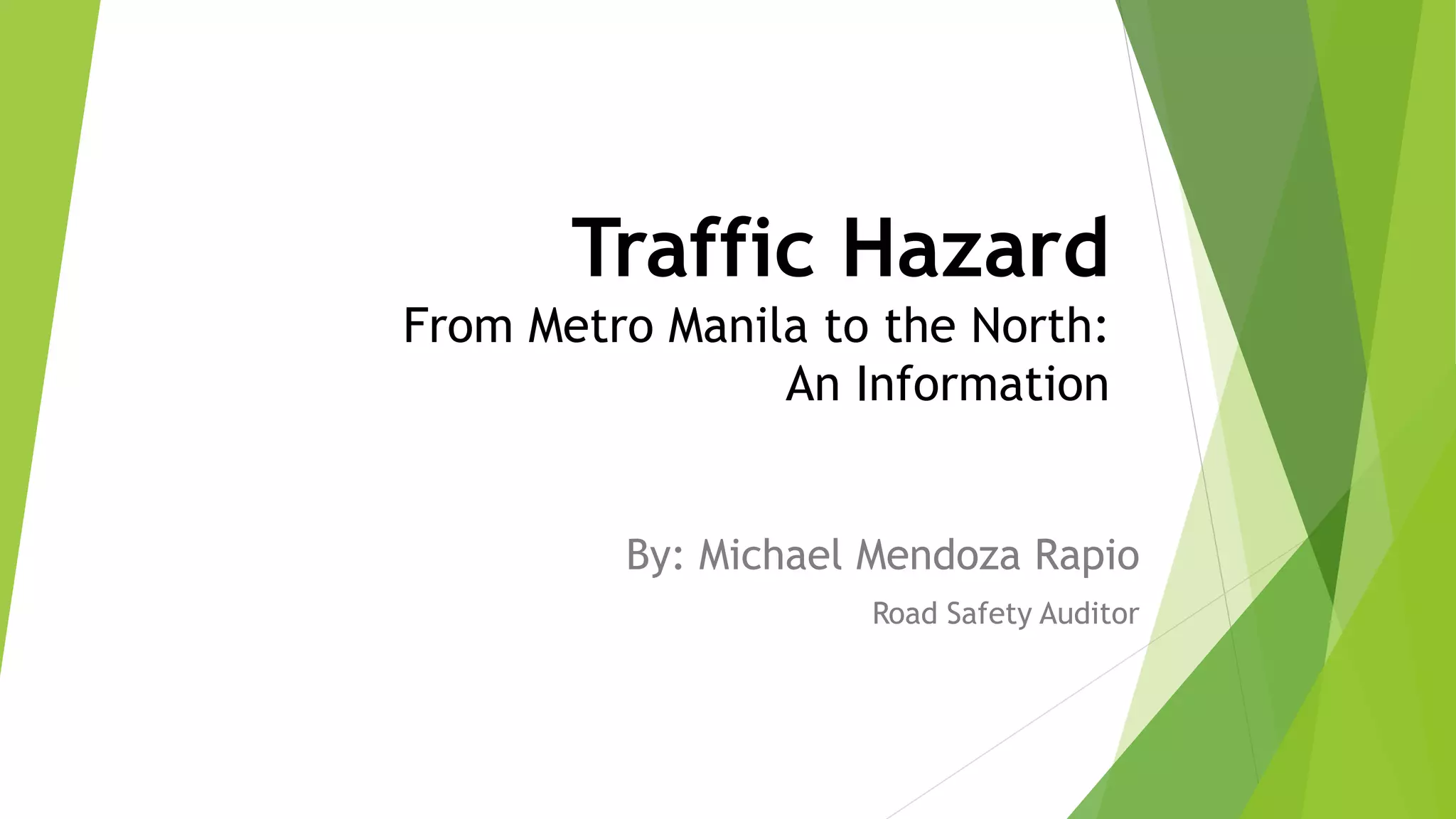 Traffic HAZARD (1) | PPT