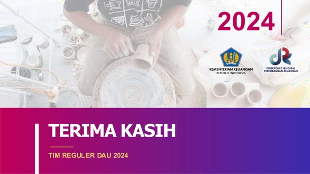 Arah Kebijakan Penyaluran Dana Alokasi Umum Tahun 2024 | PPTX