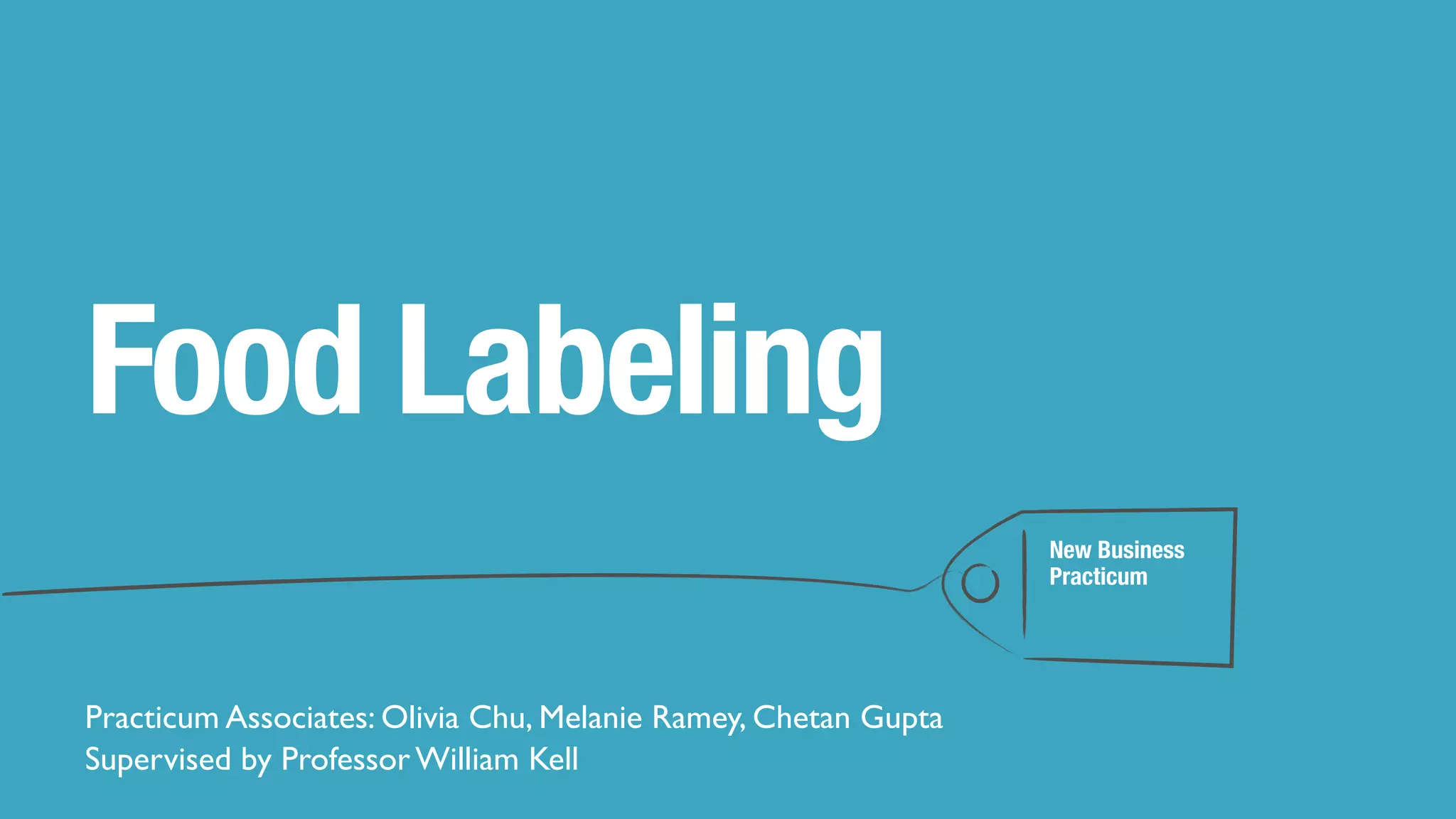 Food Labeling For Food Business | PDF