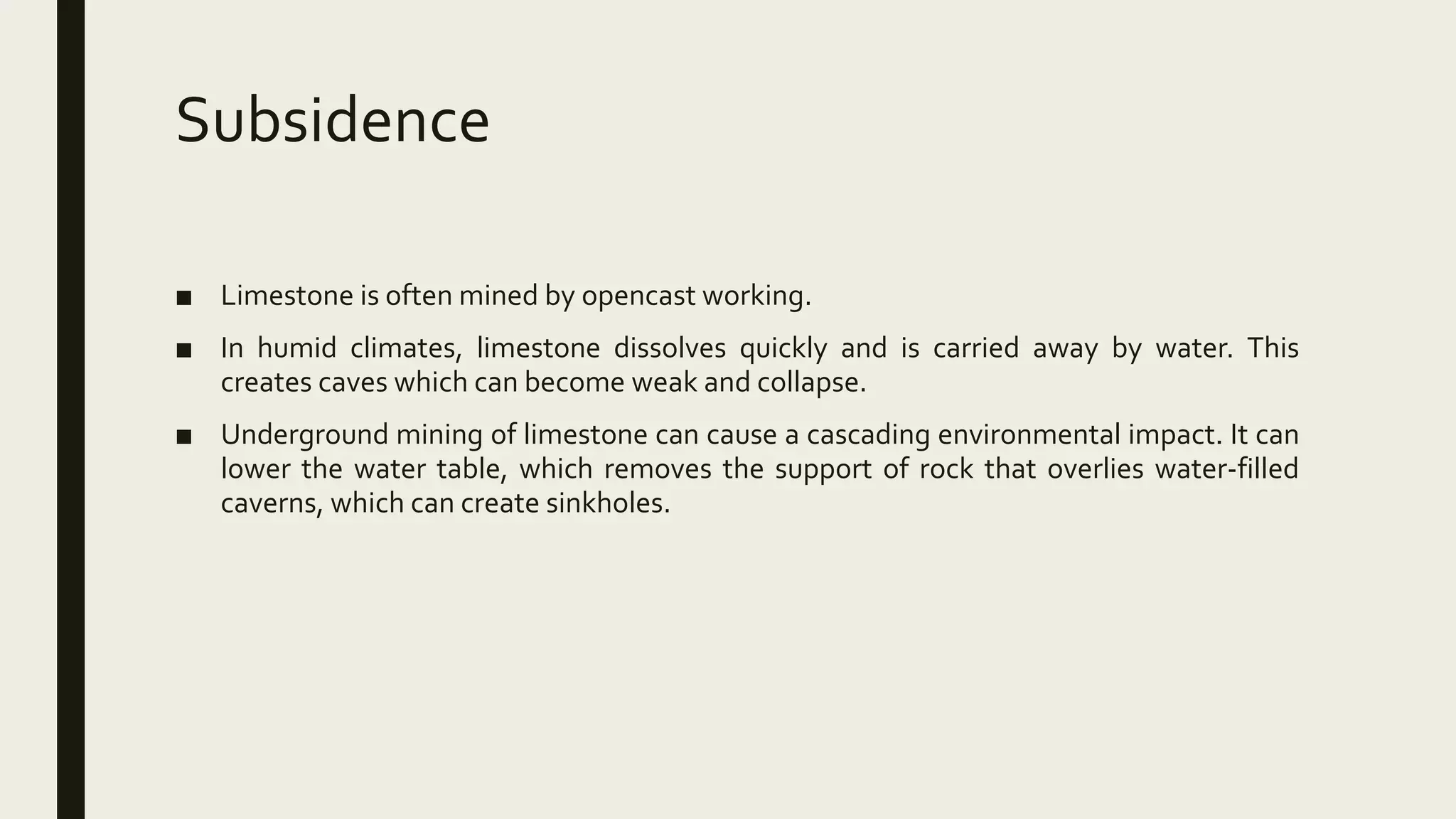 Limestone Mining | PPTX