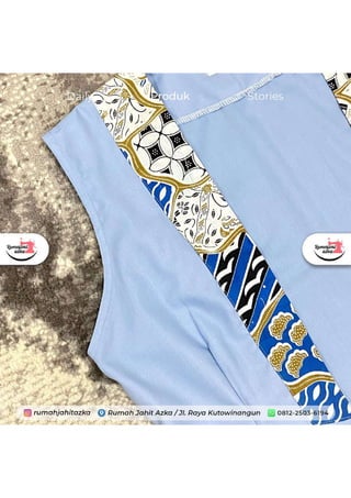 Set Costum Batik Senam Model Kekinian Rumah Jahit Azka | PDF