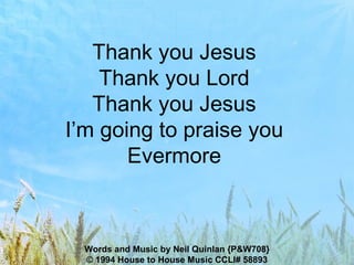 718 I'm Here To Praise You | PPT