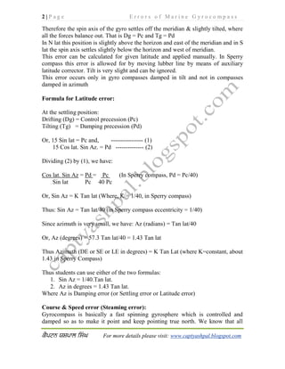71800938 errors-gyro-compass | PDF