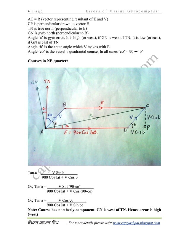 71800938 errors-gyro-compass | PDF | Geography | Science