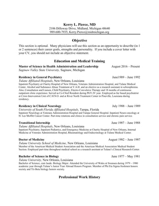 CV.Pierce.Kerry | PDF