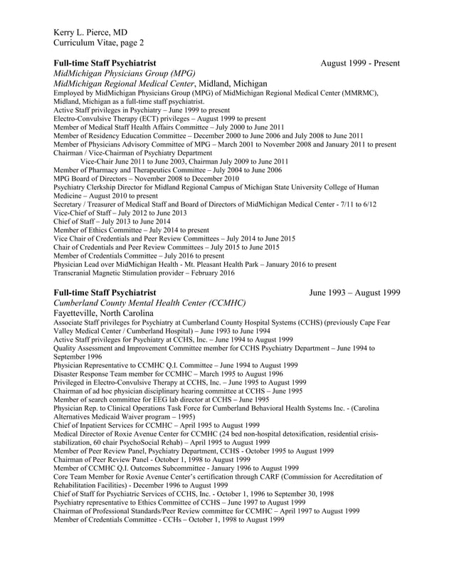 CV.Pierce.Kerry | PDF | Free Download