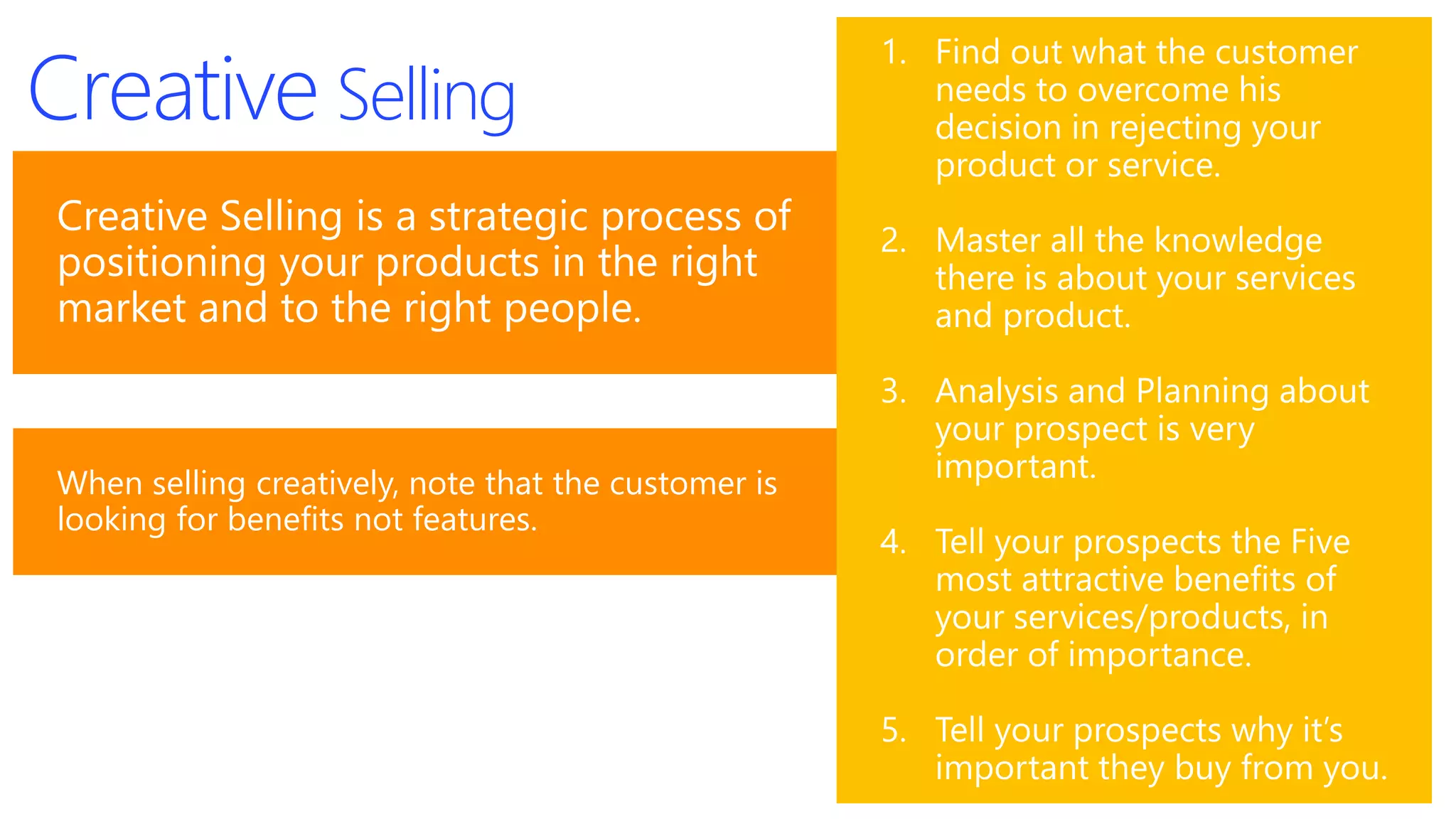 PSYCHOLOGY OF SELLING PRESENTATION | PPTX