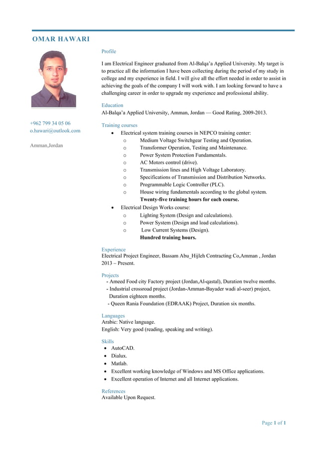 Omar Hawari cv | PDF