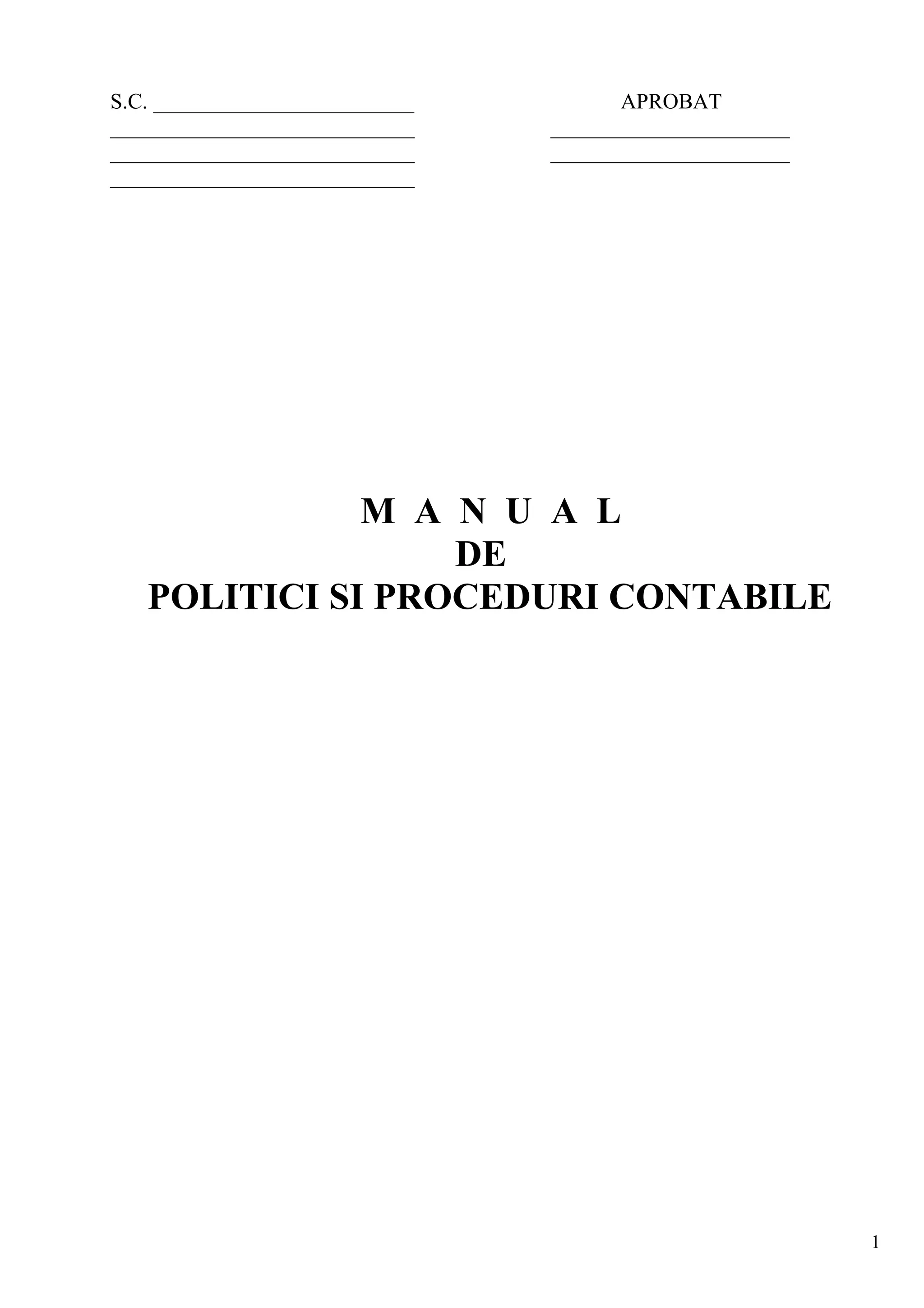 71915989 manual-de-politici-si-proceduri-contabile | PDF