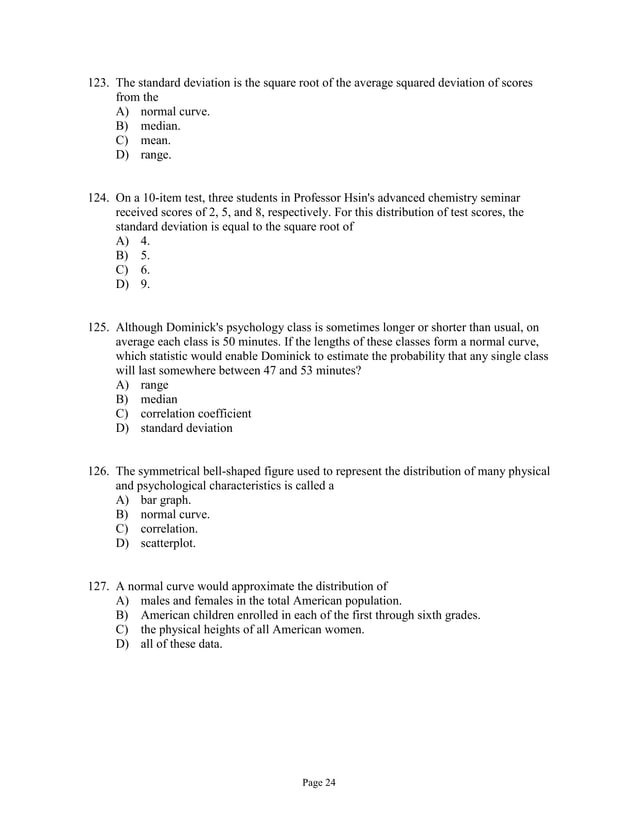 Psychology, 9th Edition Test Bank – David G. Myers | PDF