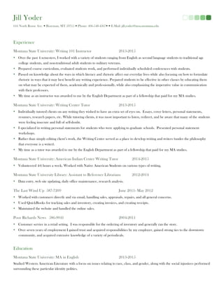 Full Resume | PDF