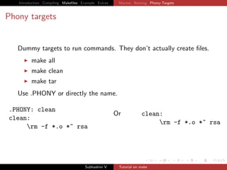 makefiles tutorial | PDF