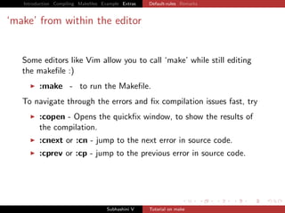 makefiles tutorial | PDF