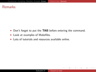makefiles tutorial | PDF