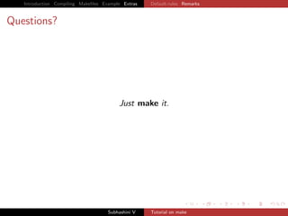 makefiles tutorial | PDF